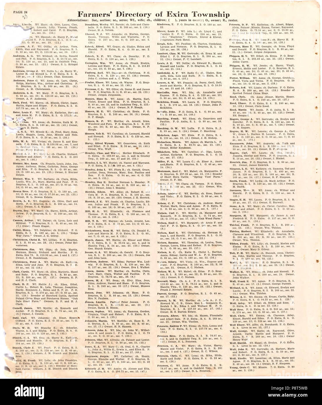 . 41 Atlas of Audubon County, Iowa - containing maps of townships of ...