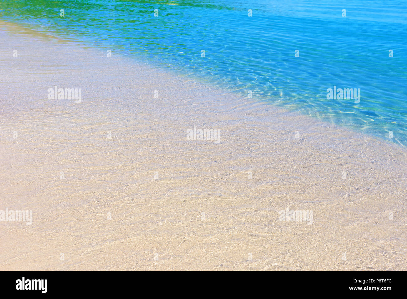 Wave of sea on the beach. Beautiful ocean wave on sandy beach Stock ...