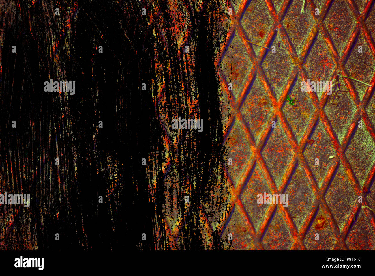 Grunge Ultra orange Stainless steel texture, iron background for ...