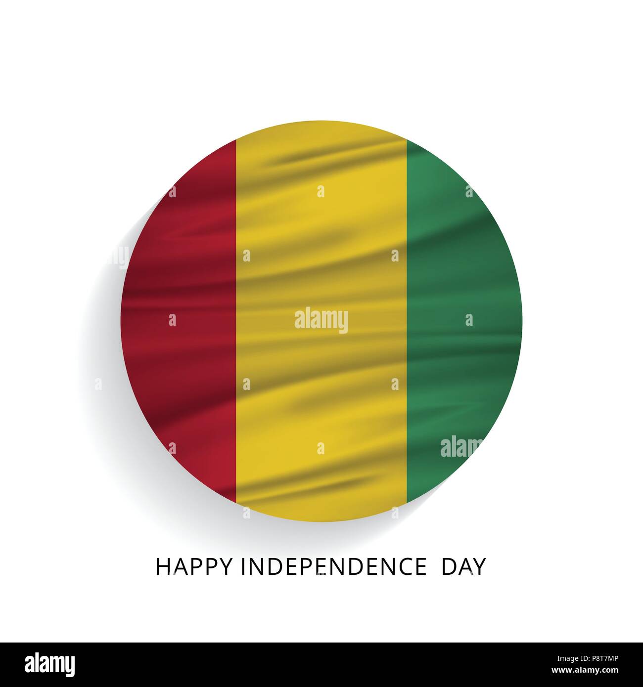 Guinea Independence Day Patriotic Design. Happy Independence Day Guinea ...