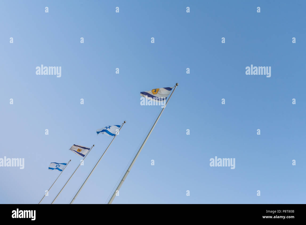 Municipal flag of jerusalem hi-res stock photography and images - Alamy