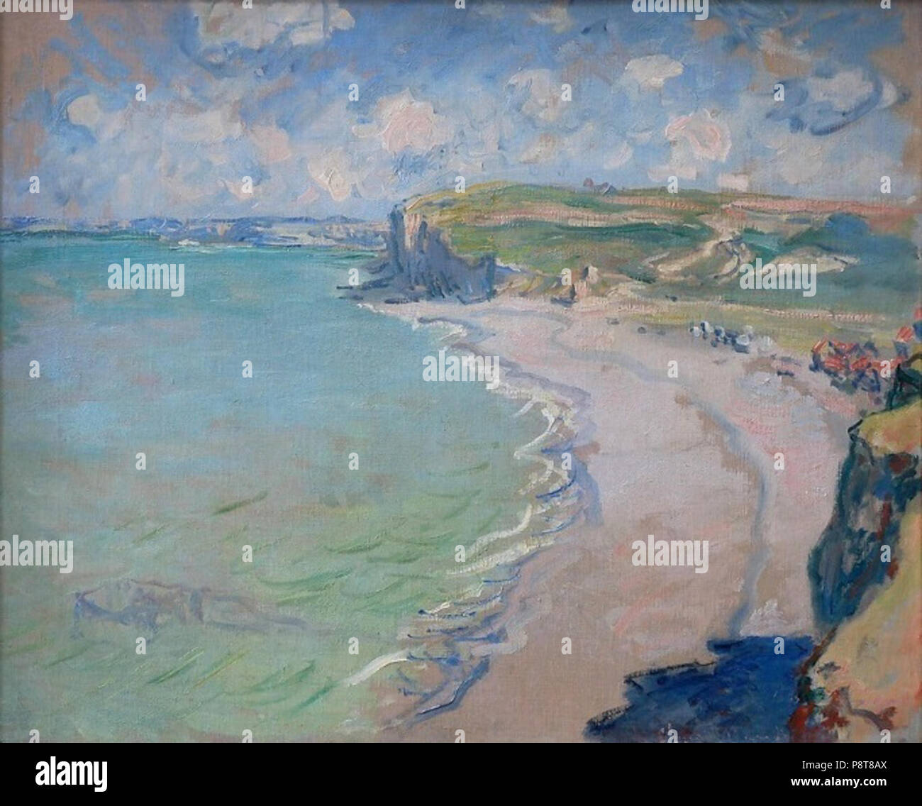 Monet beach hi-res stock photography and images - Alamy