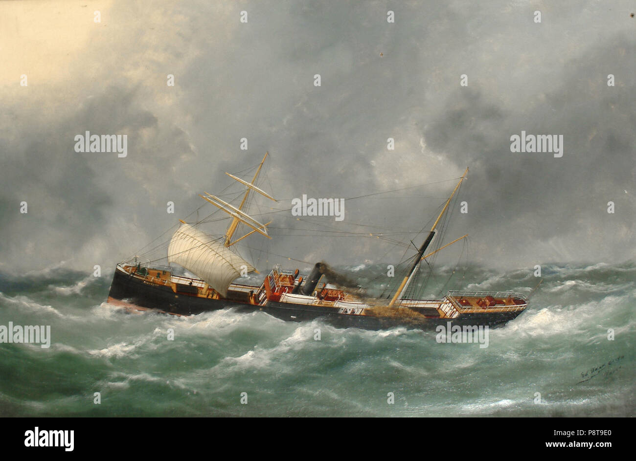 Steam and sailing ship hi-res stock photography and images - Alamy