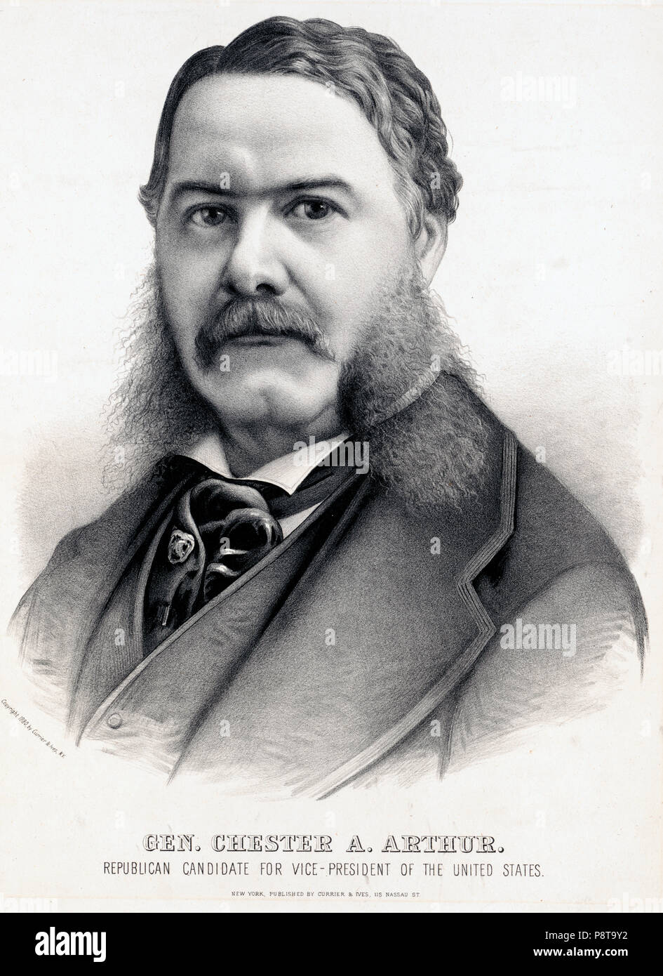 General chester a arthur portrait hi-res stock photography and images ...