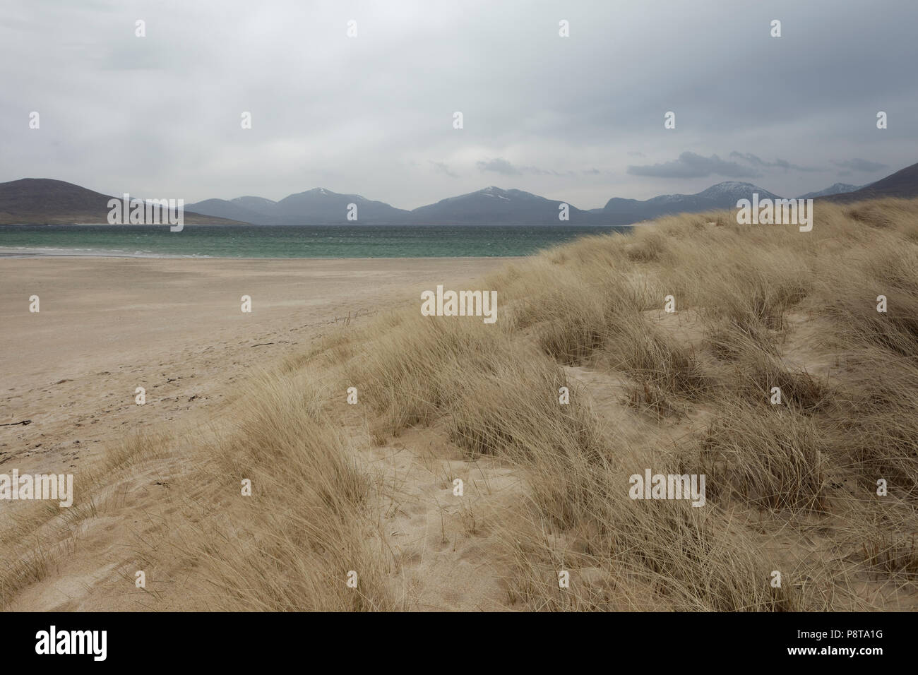 Landscape image of the coast around the Isle of Harris, Outer Hebrides ...