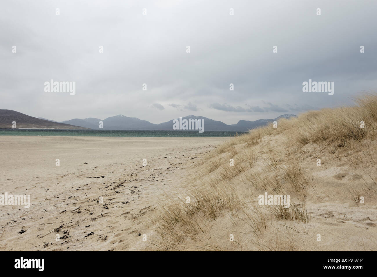 Landscape image of the coast around the Isle of Harris, Outer Hebrides ...