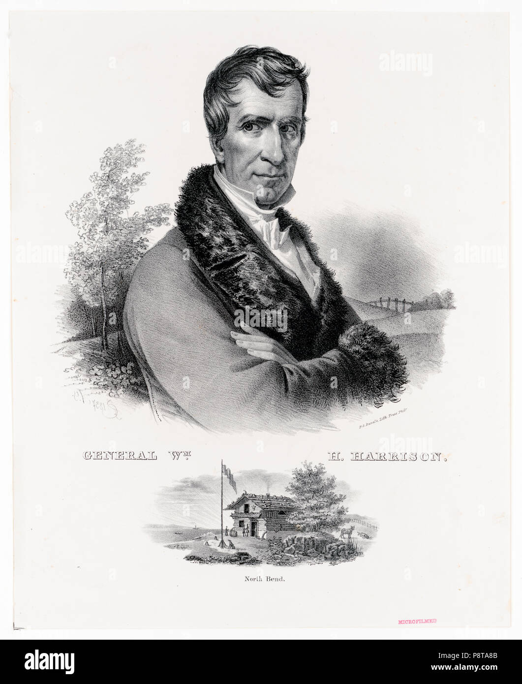 President william h harrison hi-res stock photography and images - Alamy