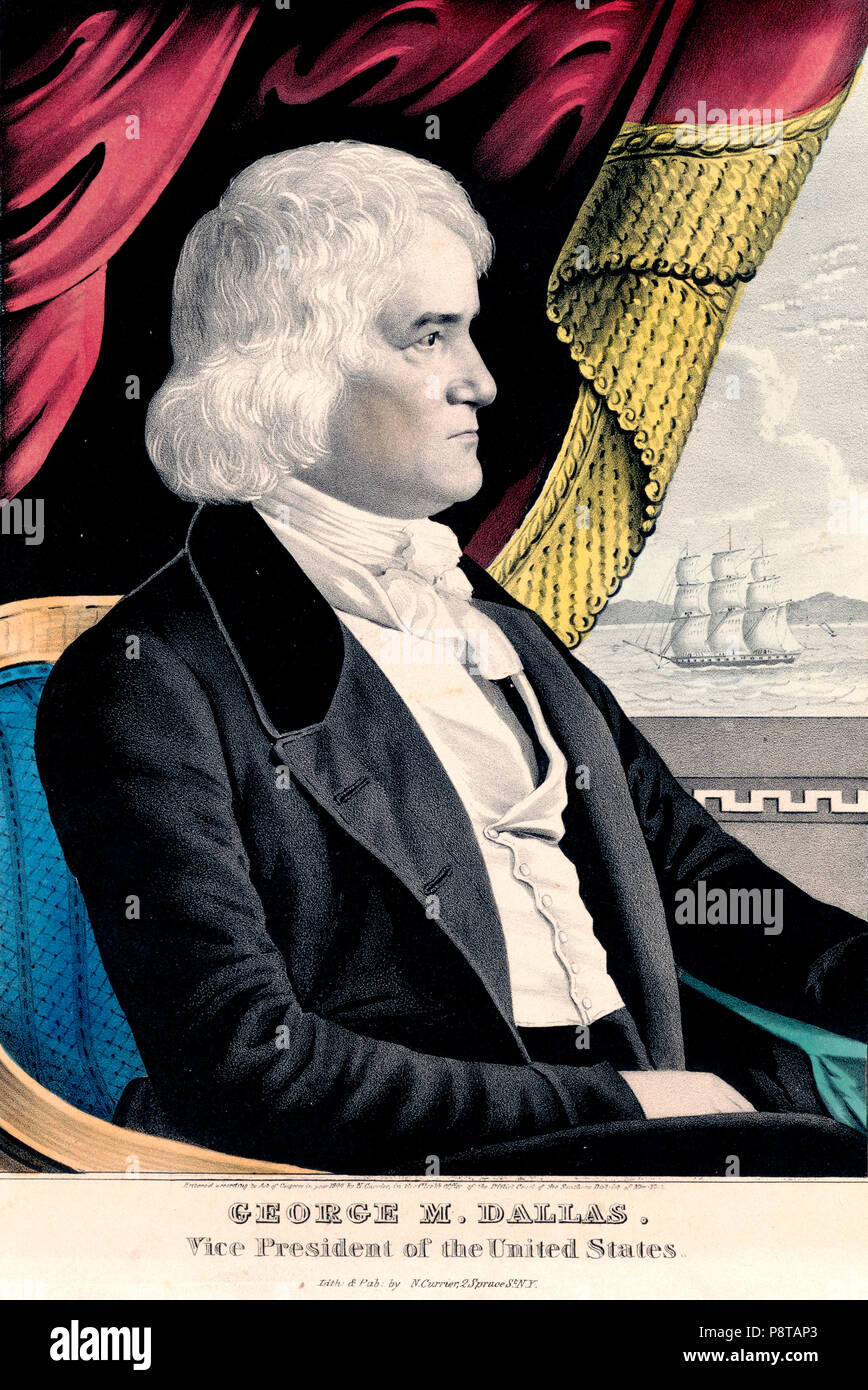 George m dallas hi-res stock photography and images - Alamy