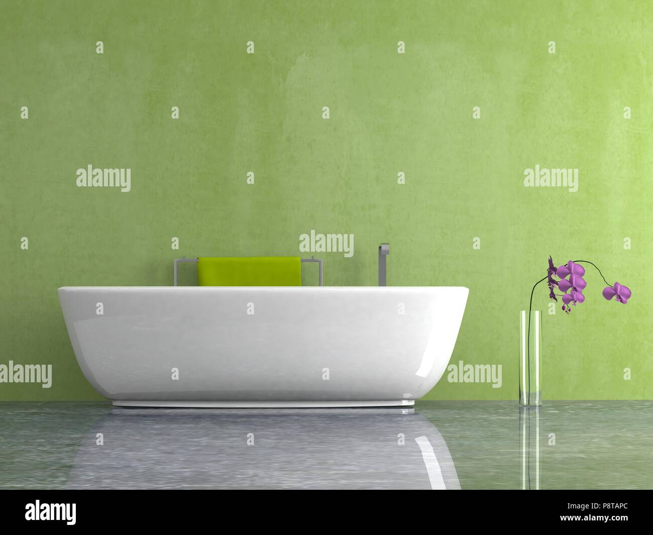 modern bright bathroom interior design Stock Photo - Alamy