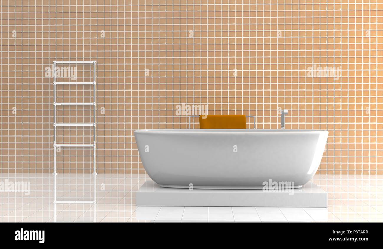 modern bright bathroom interior design Stock Photo - Alamy
