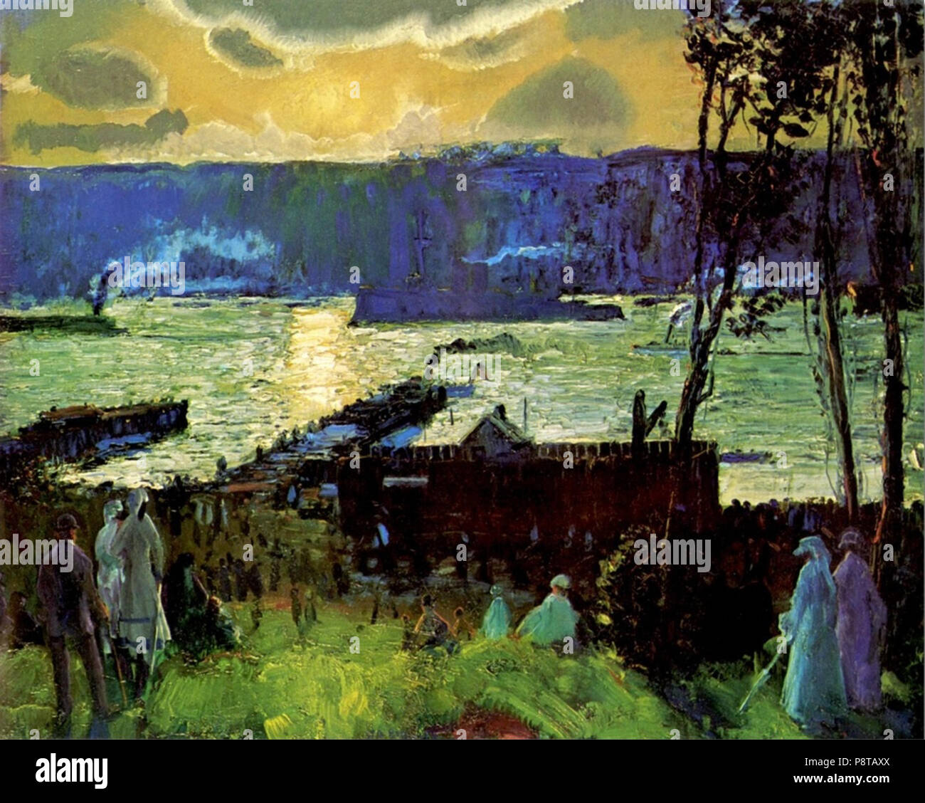 . 54 George Bellows - The Warships (1909 Stock Photo - Alamy