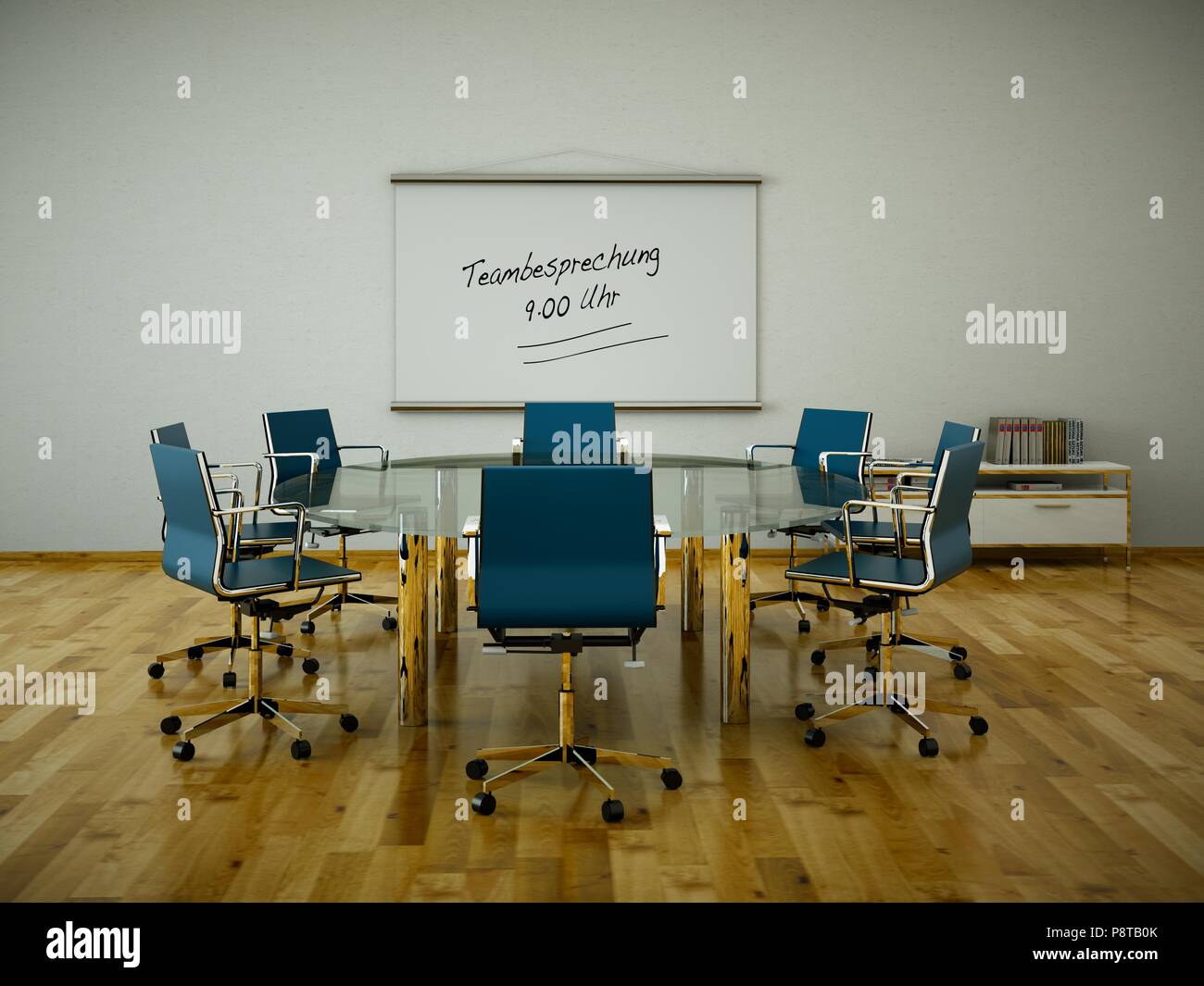Modern conference room interior design Stock Photo - Alamy