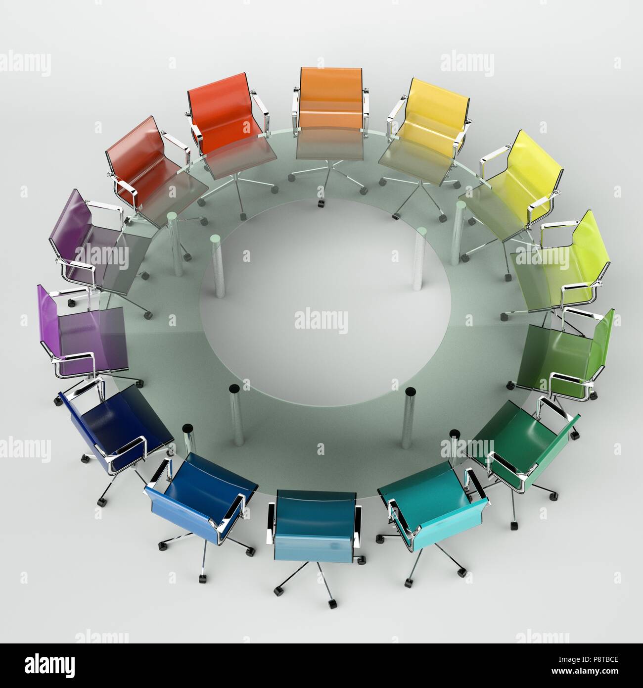 Roung table hi-res stock photography and images - Alamy