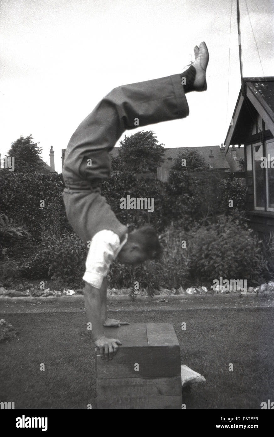 1950s exercise black and white hi-res stock photography and images - Alamy