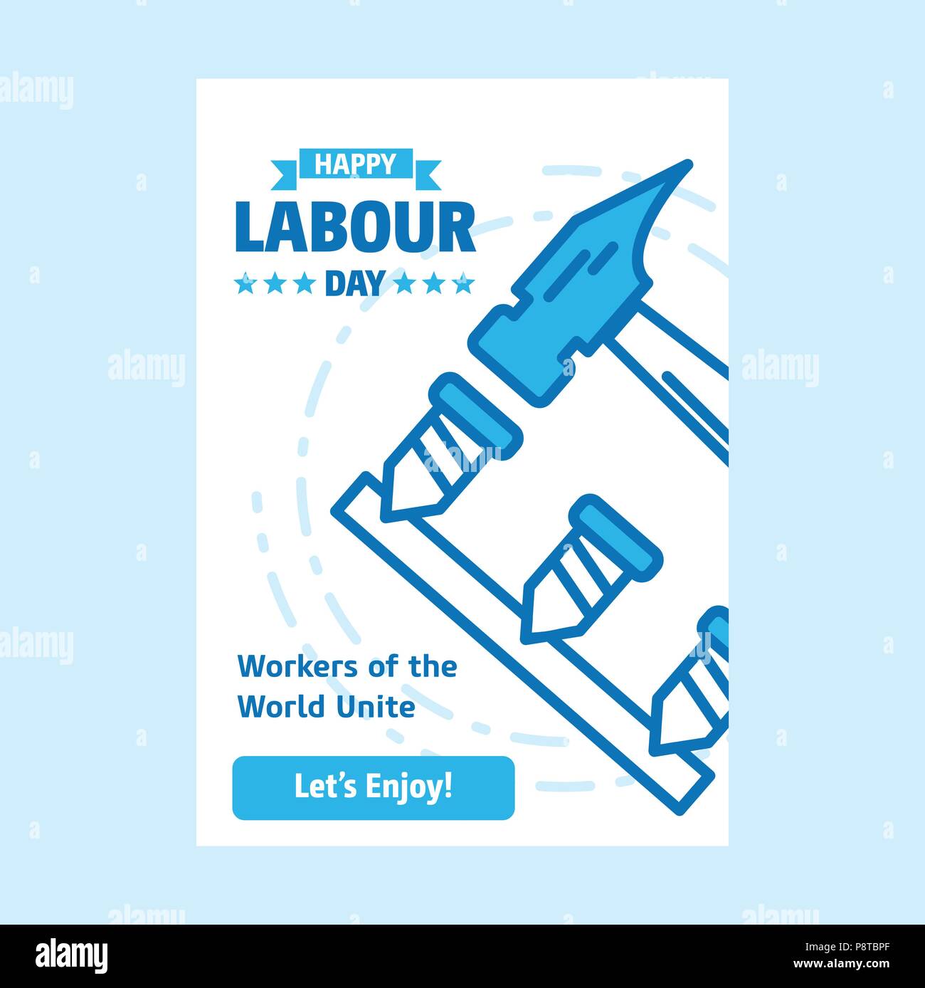 Labour’s day Stock Vector Images - Alamy