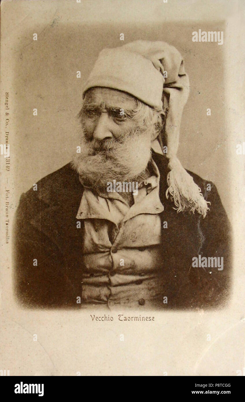 . 70 Bruno, Giuseppe (1836-1904) - Vecchio taorminese Stock Photo - Alamy