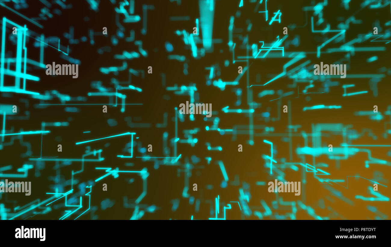 A computer graphics 3dillustration of a grid of blue crisscross matrix ...