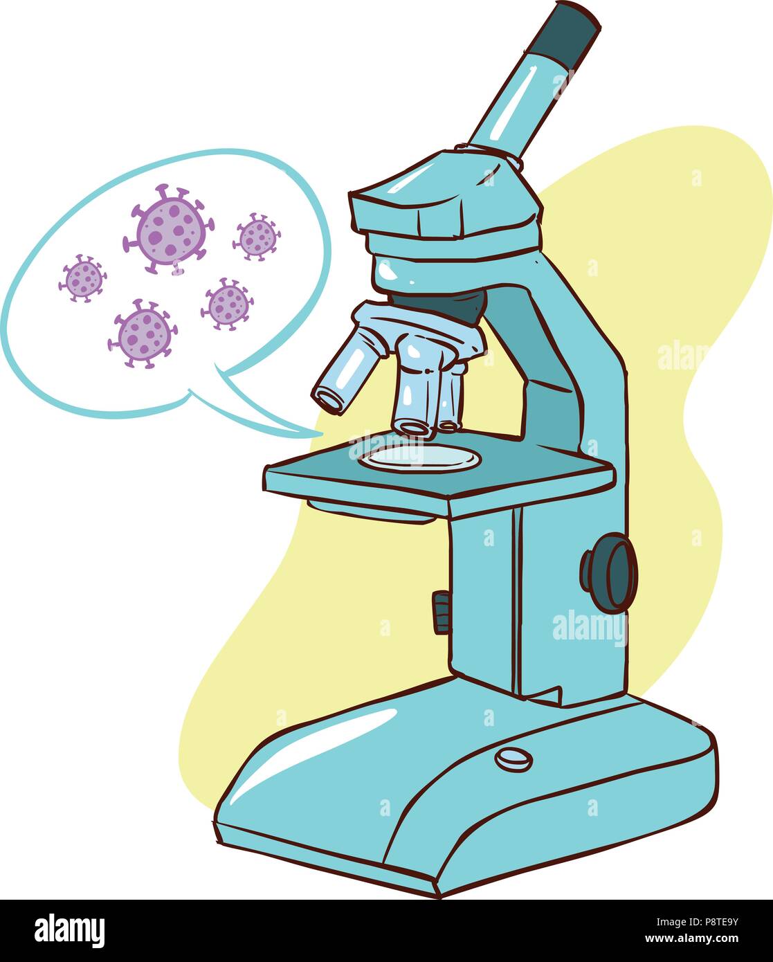 Compound Light Microscope Clipart