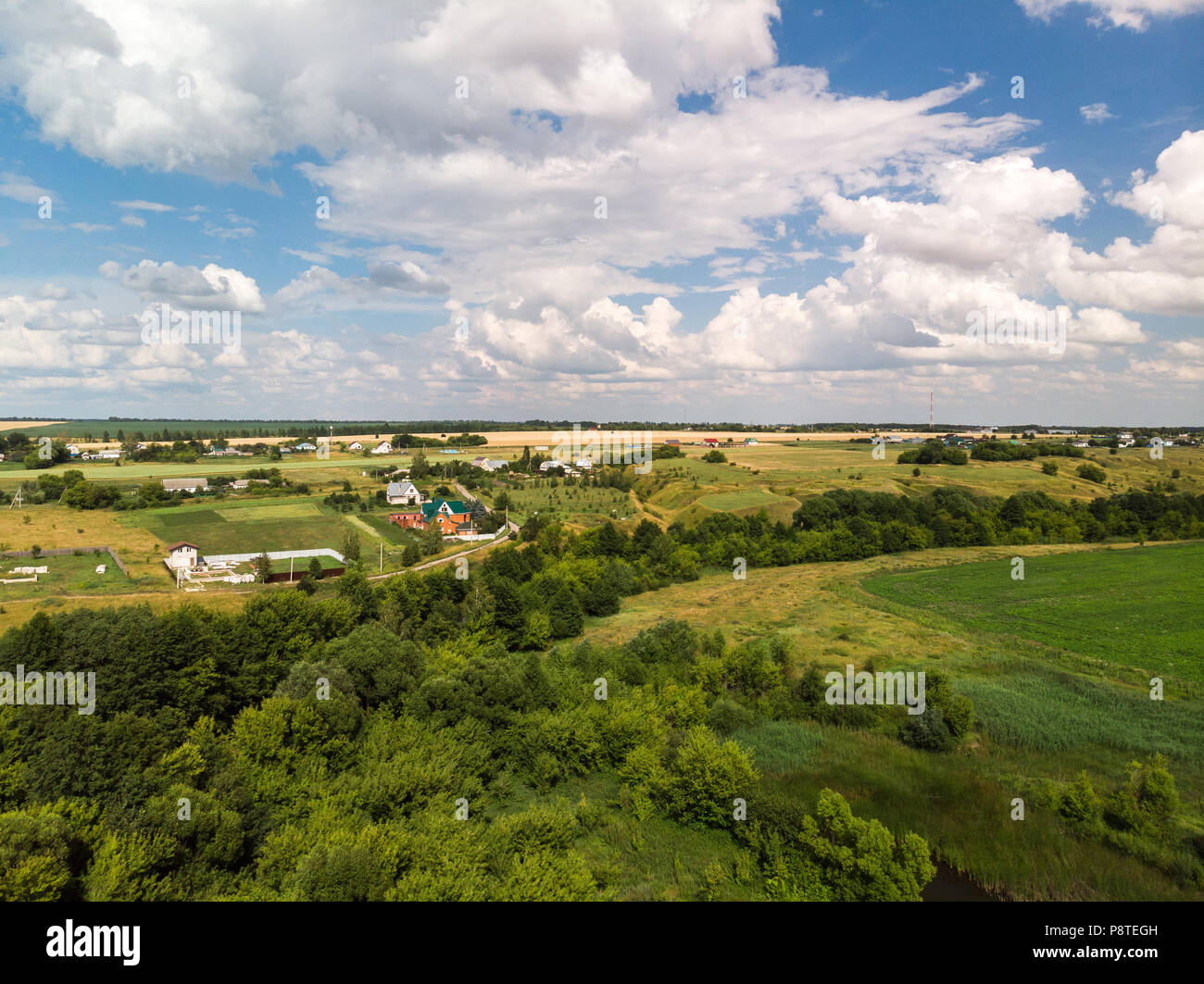 Rural russian landscape hi-res stock photography and images - Alamy
