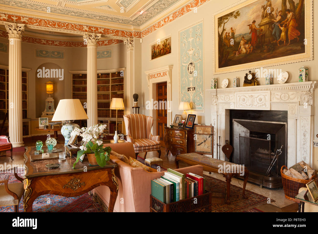 Newby Hall and Gardens, Ripon, North Yorkshire, UK. Summer, July 2018 ...