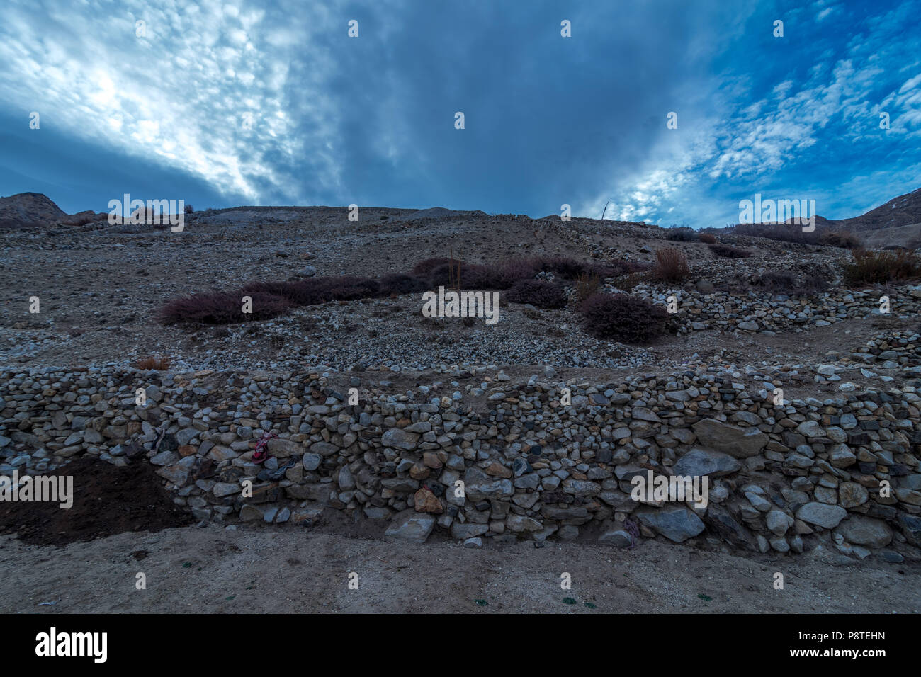 Nako Village, Kinnaur Valley Stock Photo - Alamy