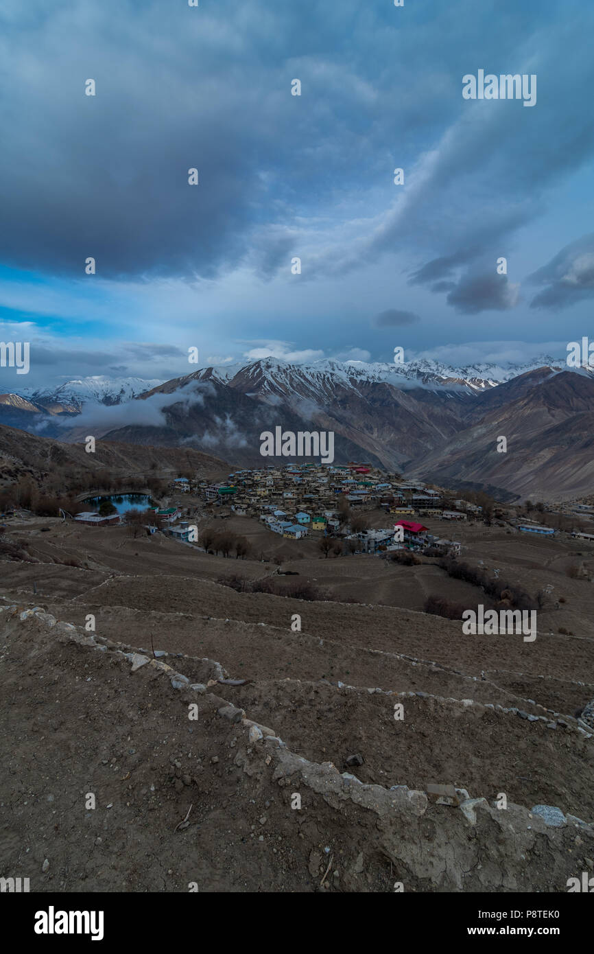 Nako Village, Kinnaur Valley Stock Photo - Alamy
