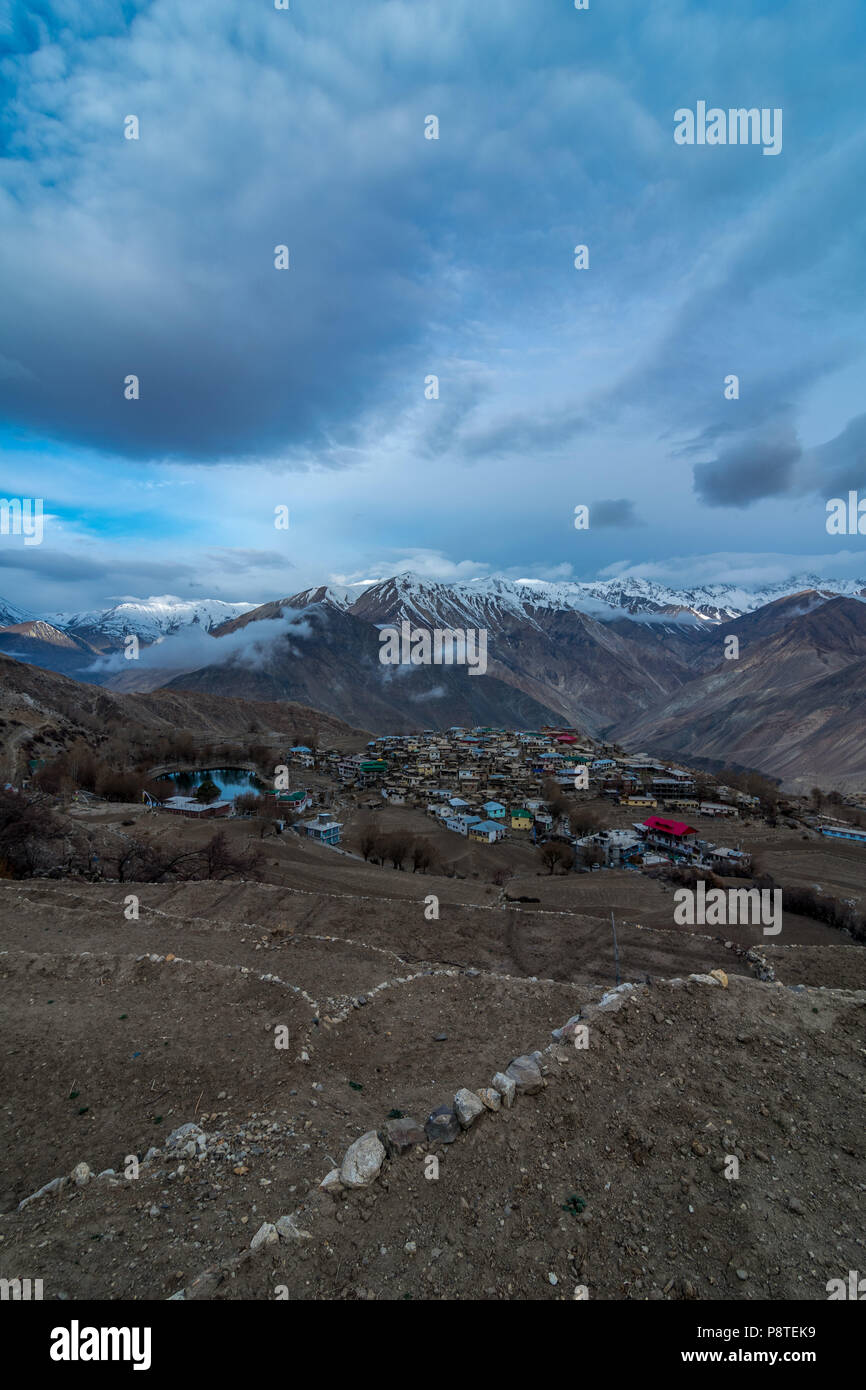 Nako Village, Kinnaur Valley Stock Photo - Alamy