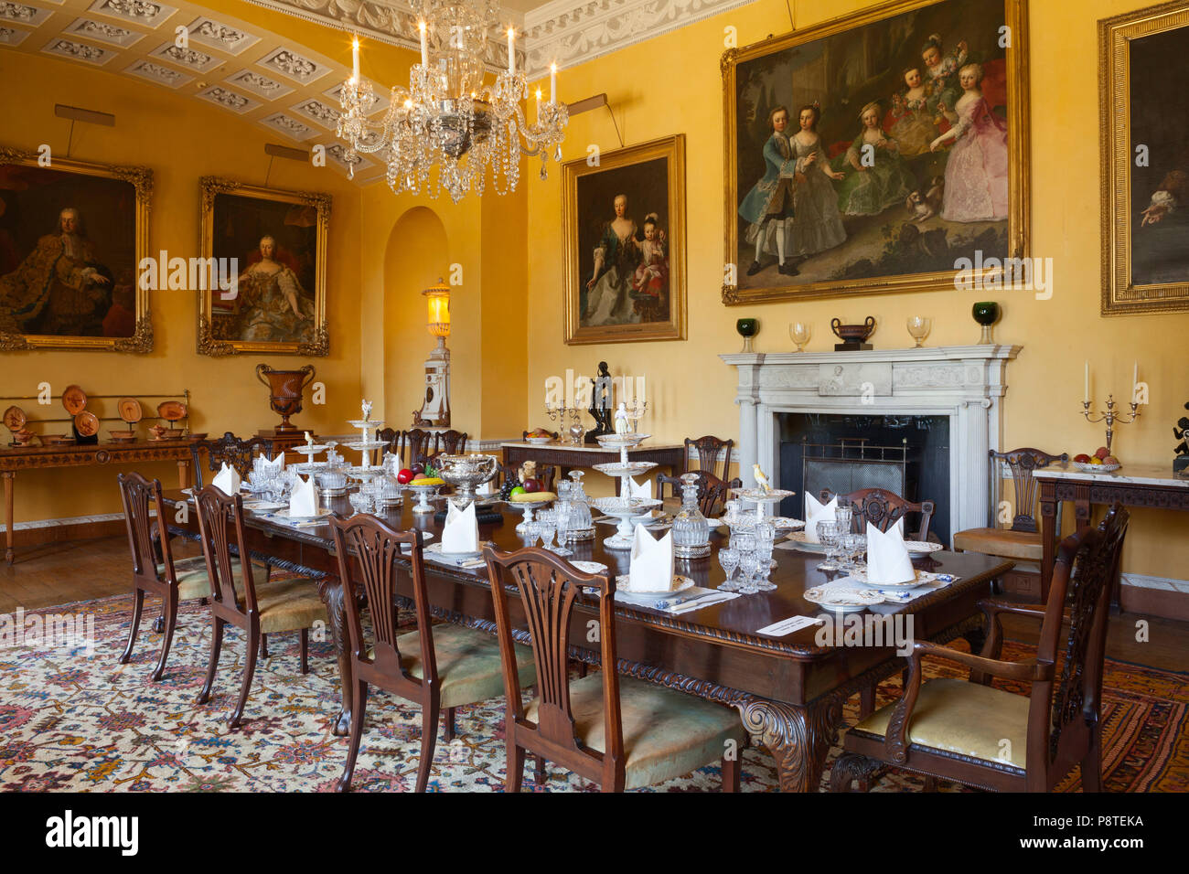 Newby Hall and Gardens, Ripon, North Yorkshire, UK. Summer, July 2018 ...