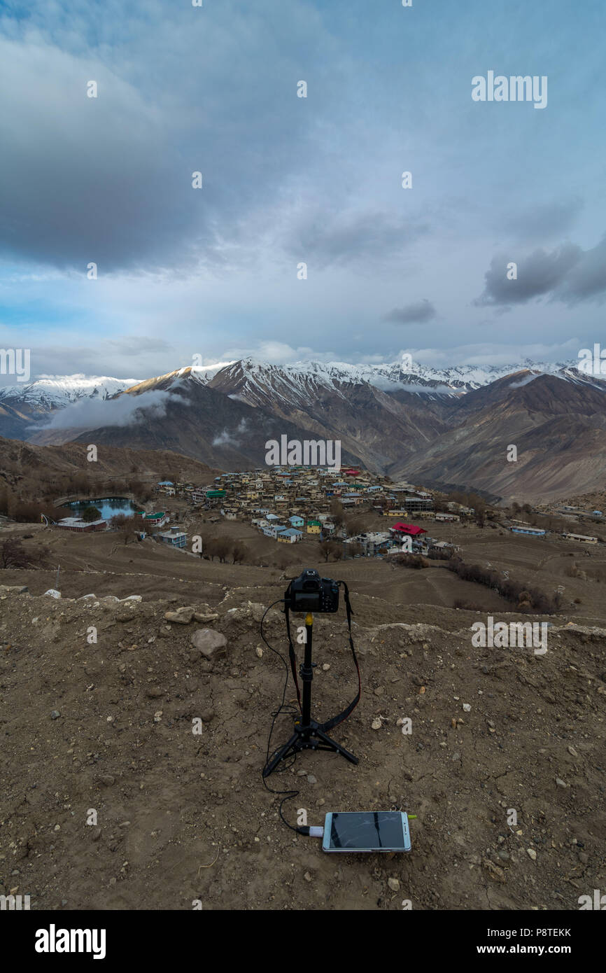 Nako Village, Kinnaur Valley Stock Photo - Alamy