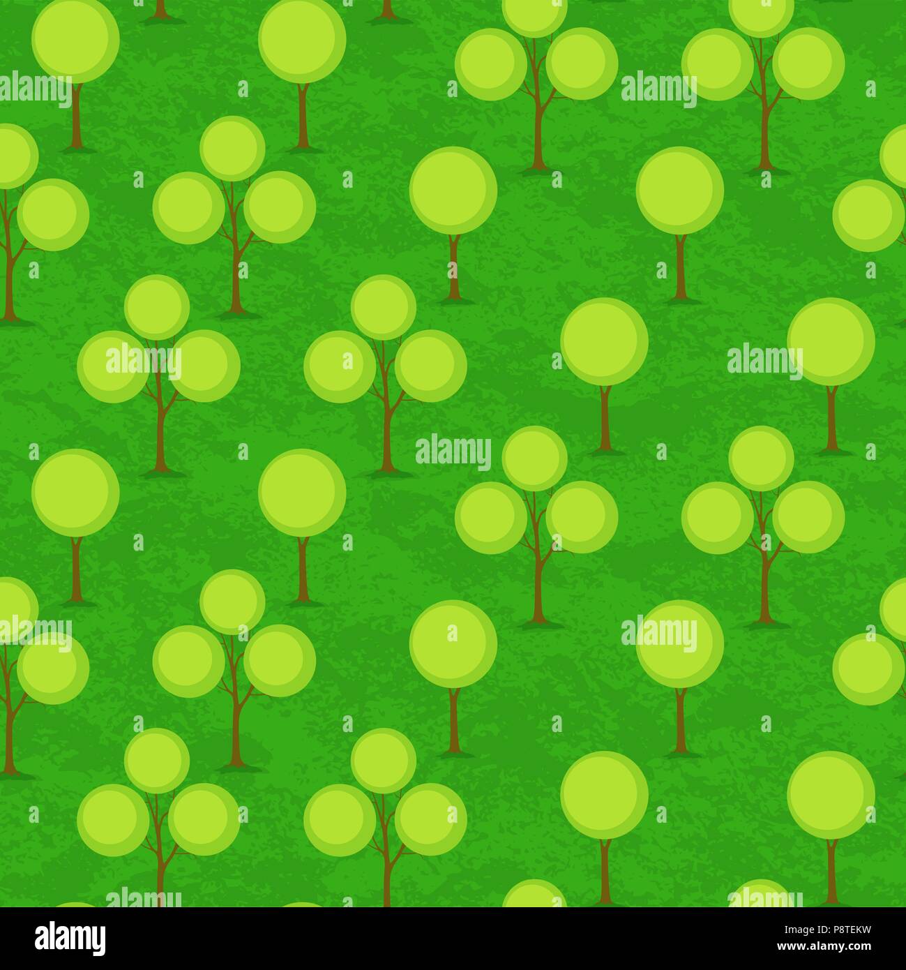 Symbolic Trees Seamless Stock Vector Image & Art - Alamy