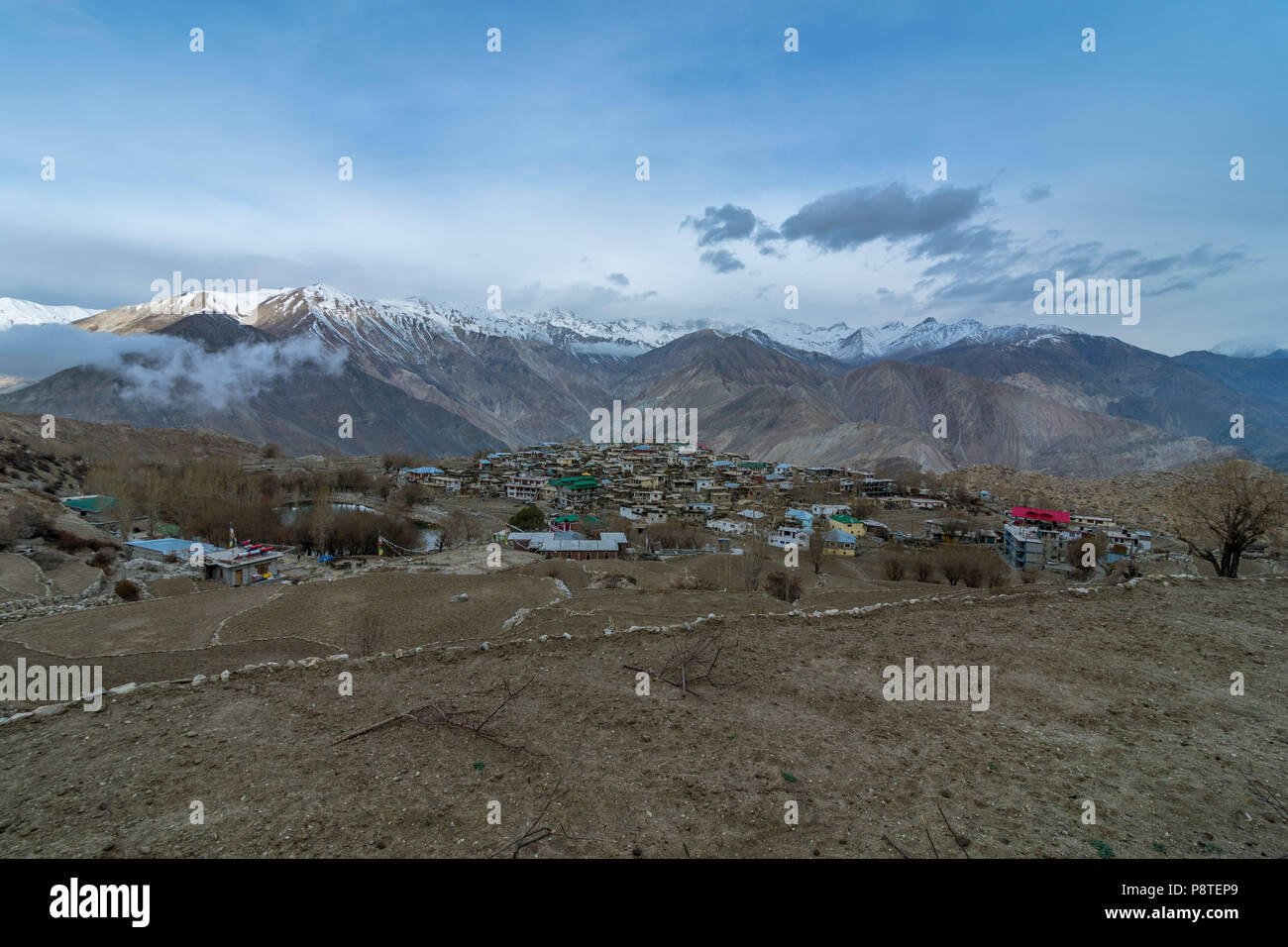 Nako Village, Kinnaur Valley Stock Photo - Alamy