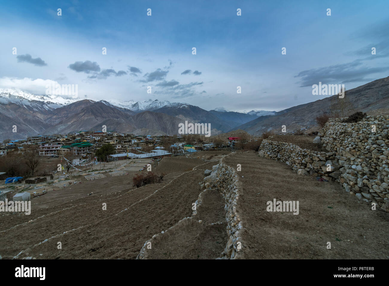 Nako Village, Kinnaur Valley Stock Photo - Alamy