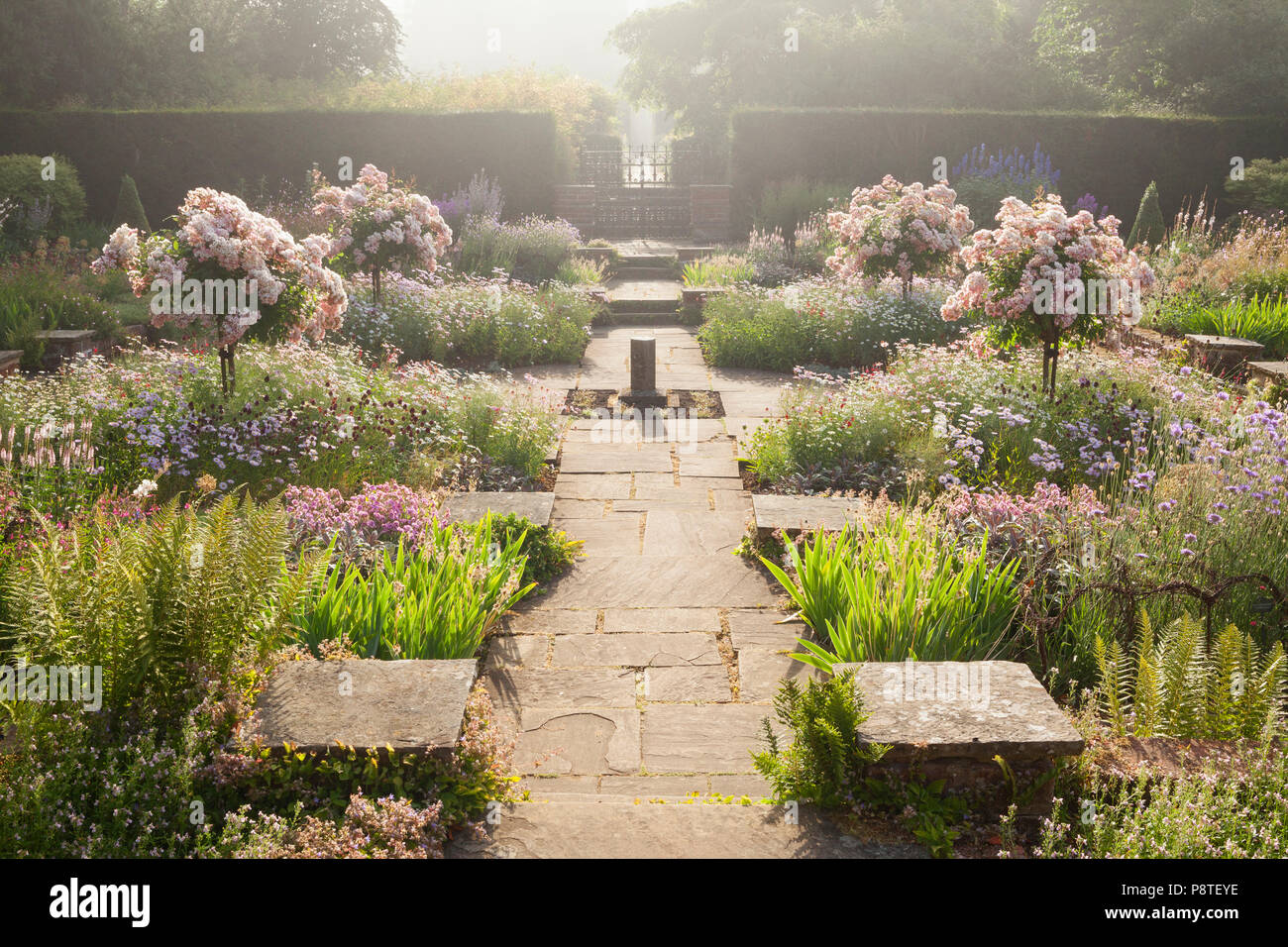 Newby Hall and Gardens, Ripon, North Yorkshire, UK. Summer, July 2018 ...