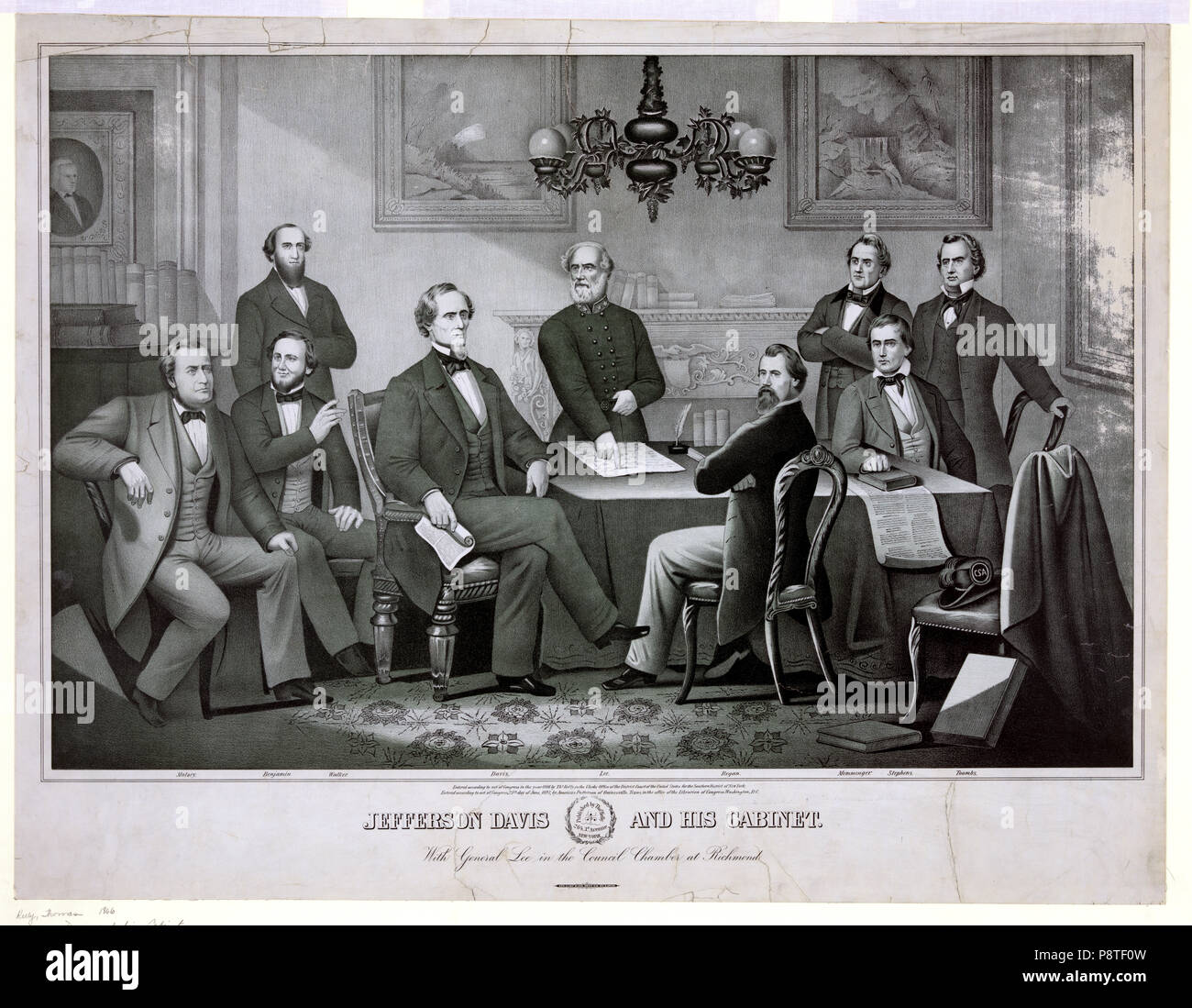 Confederate cabinet hi-res stock photography and images - Alamy