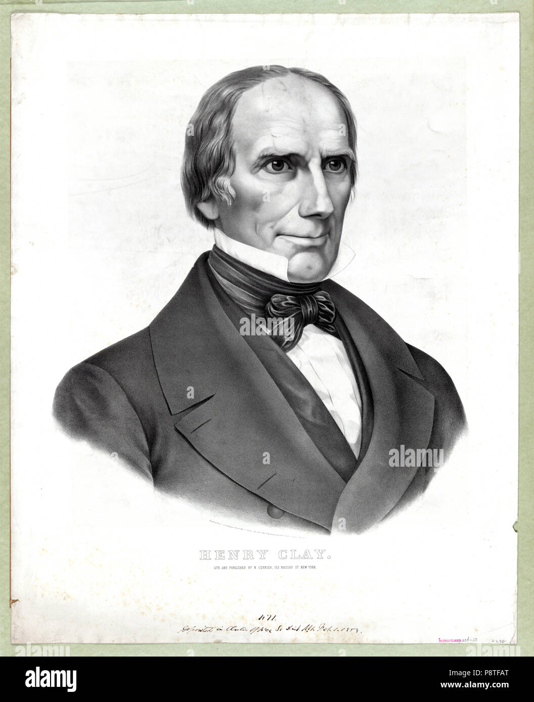1853 senator clay hi-res stock photography and images - Alamy