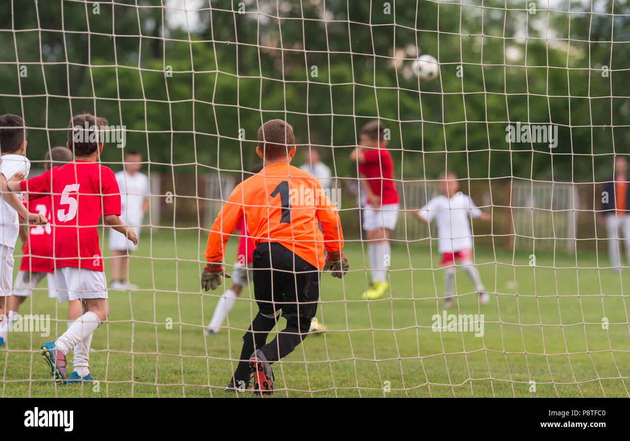 Boy goalkeeper hi-res stock photography and images - Alamy