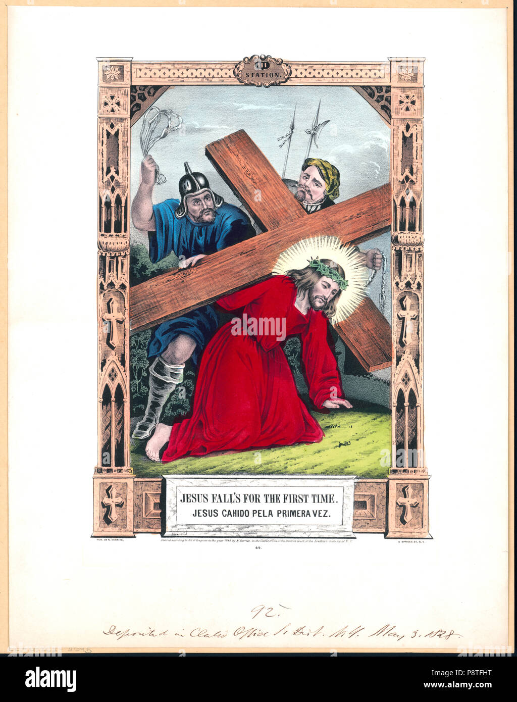 Drawings of crucifixion hi-res stock photography and images - Alamy