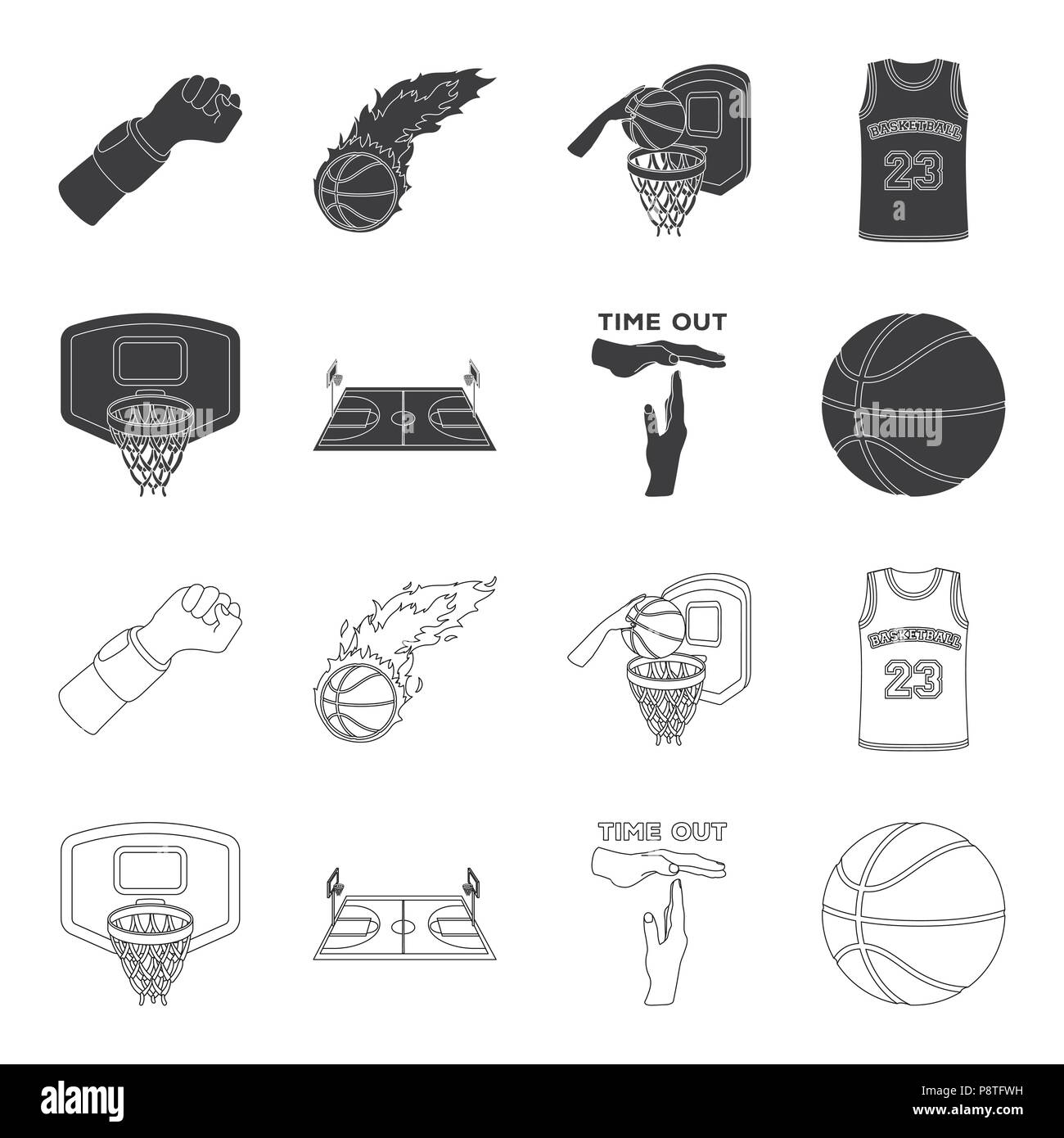 Popular basketball player Stock Vector Images - Alamy