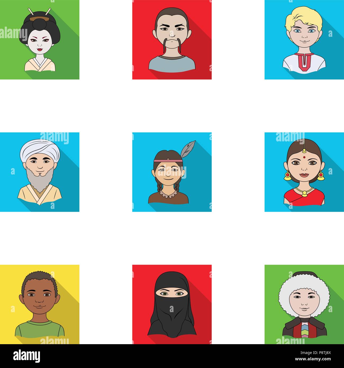 American russian chinese ukrainian Stock Vector Images - Alamy