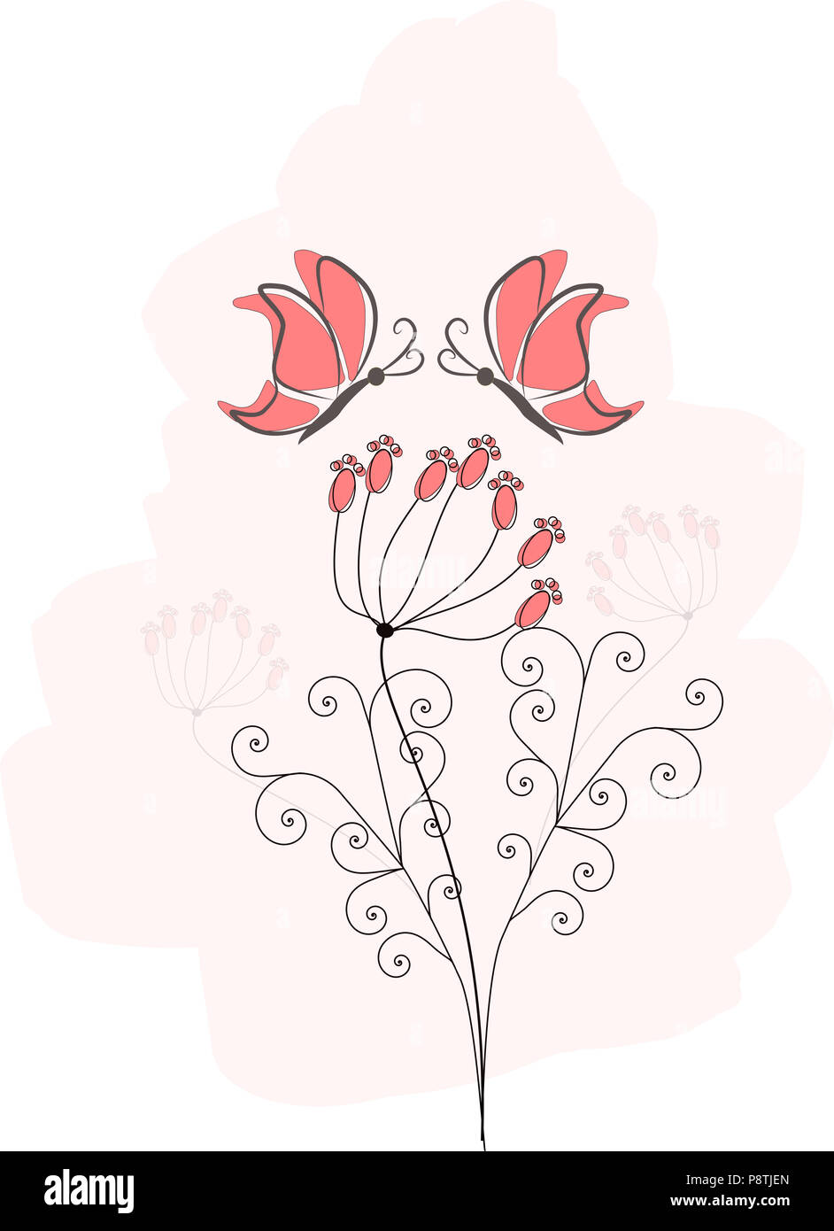 Wedding card butterflies Cut Out Stock Images & Pictures - Alamy