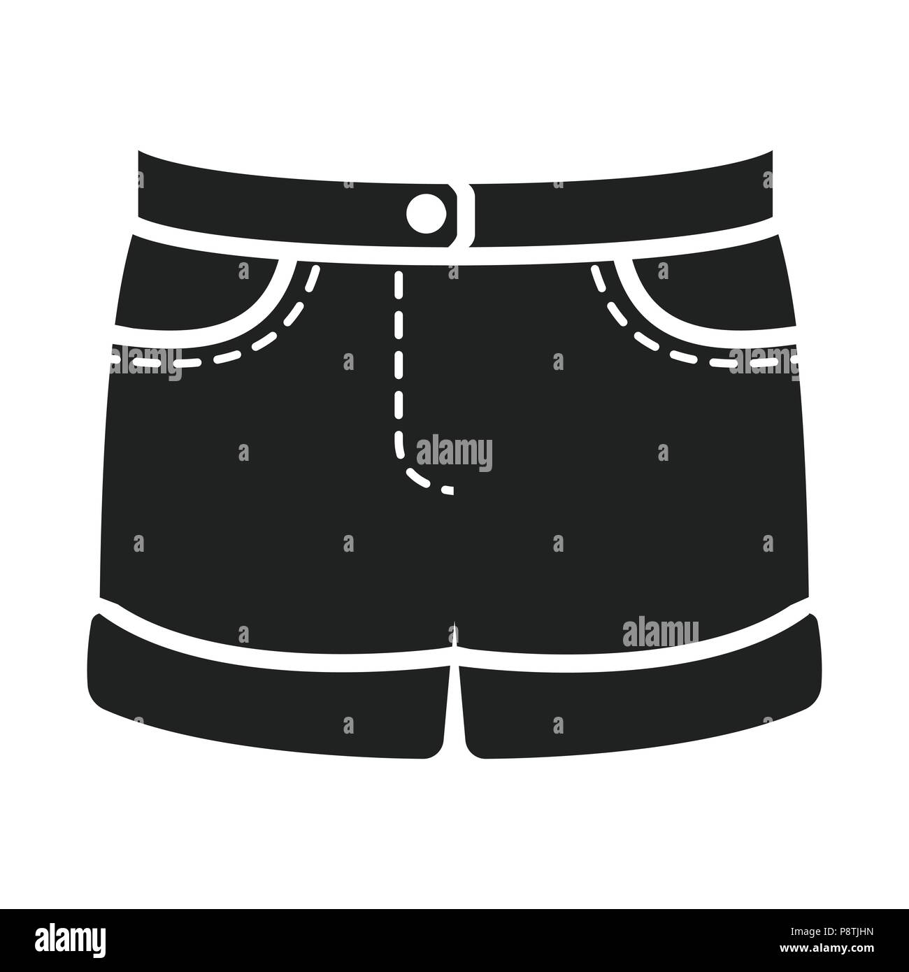 Shorts icon of vector illustration for web and mobile design Stock ...