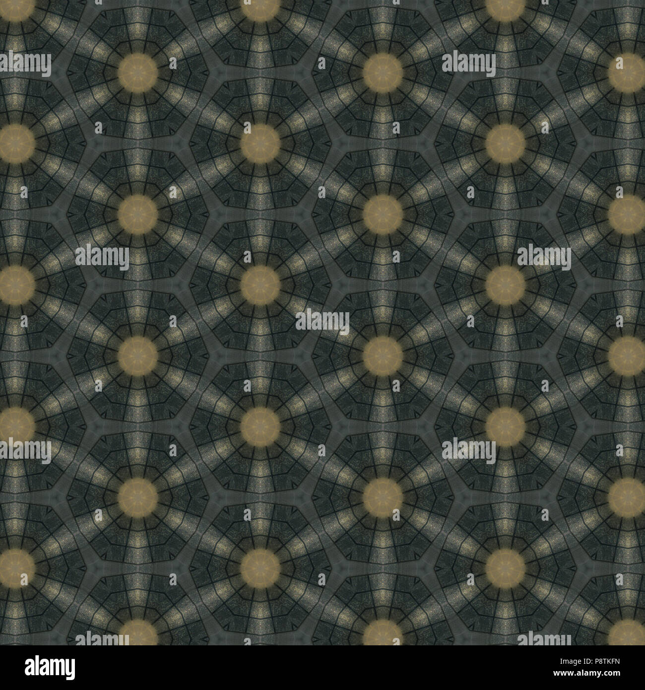 Circle and hexagon geometric pattern background design. You can use ...