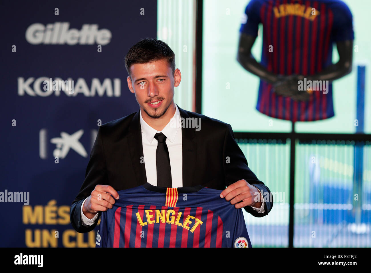 Camp Nou, Barcelona, Spain. 13th July, 2018. FC Barcelona press ...