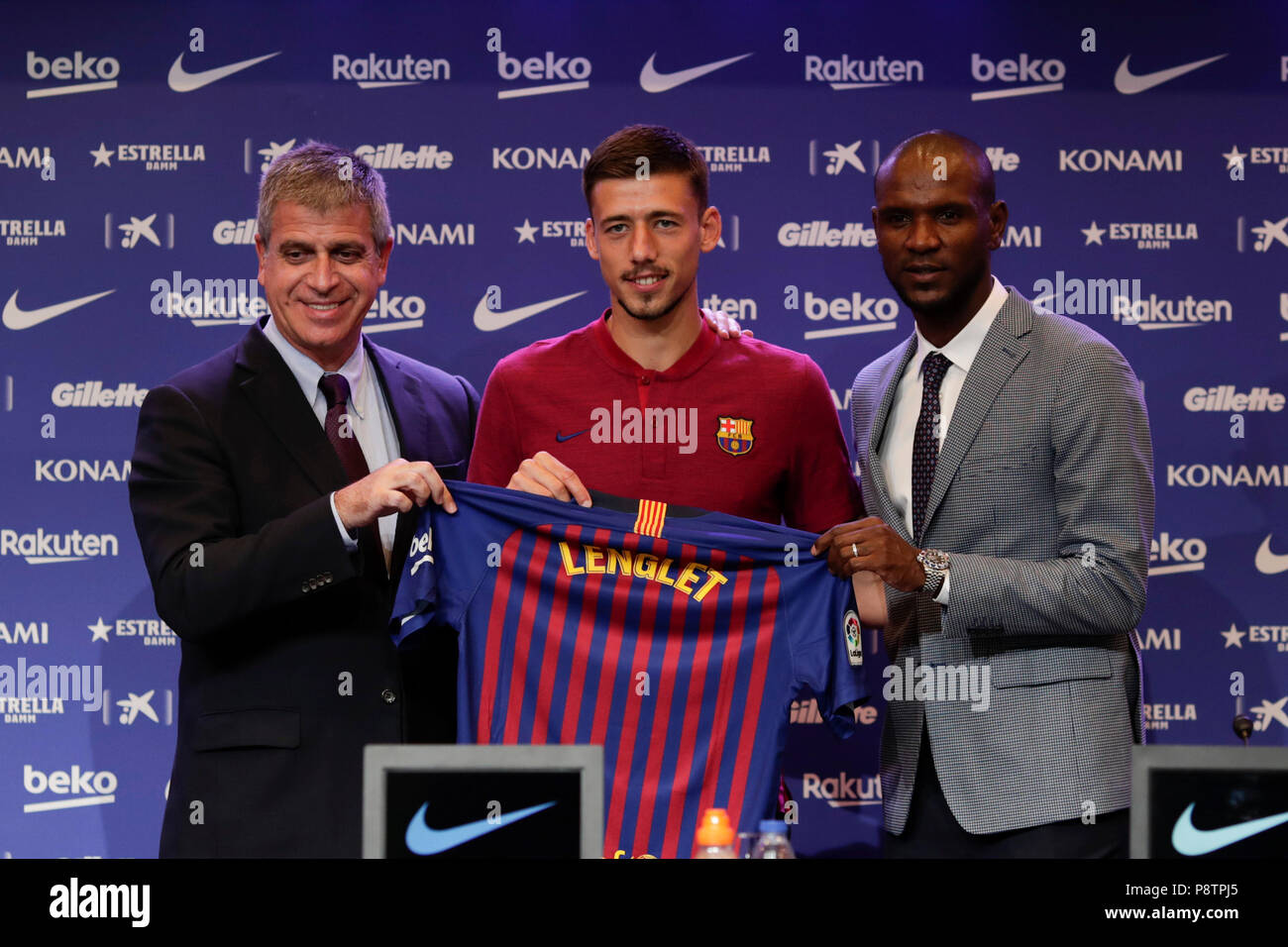 Camp Nou, Barcelona, Spain. 13th July, 2018. FC Barcelona press ...
