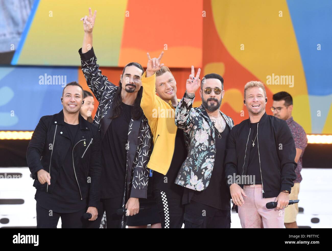 Ny, NY, USA. 13th July, 2018. Howie Dorough, Kevin Richardson, Nick ...