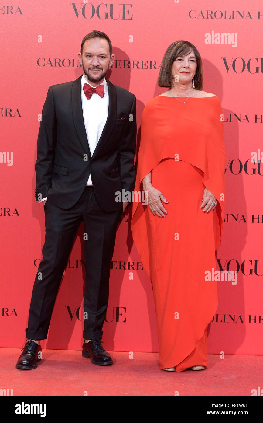 Ulises Merida and Charo Izquierdo attending the Vogue 30th Anniversary ...