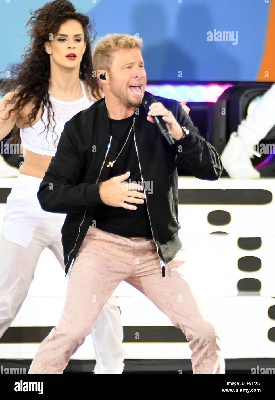 New York, NY, USA. 13th July, 2018. Brian Littrell of The Backstreet ...