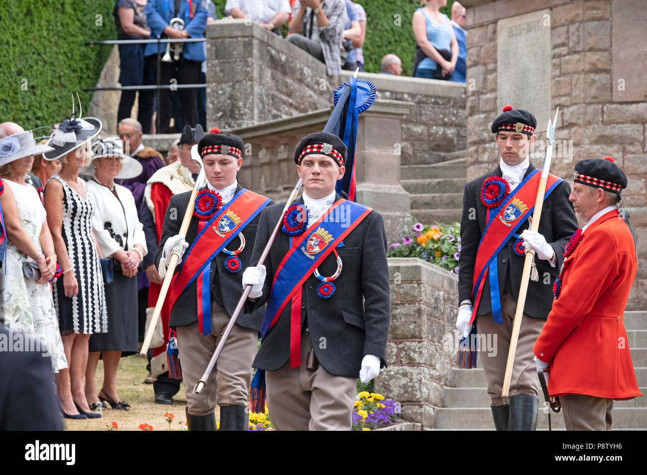 JEDBURGH, SCOTLAND - July 13: Jethart Callant's Festival - Festival Day ...