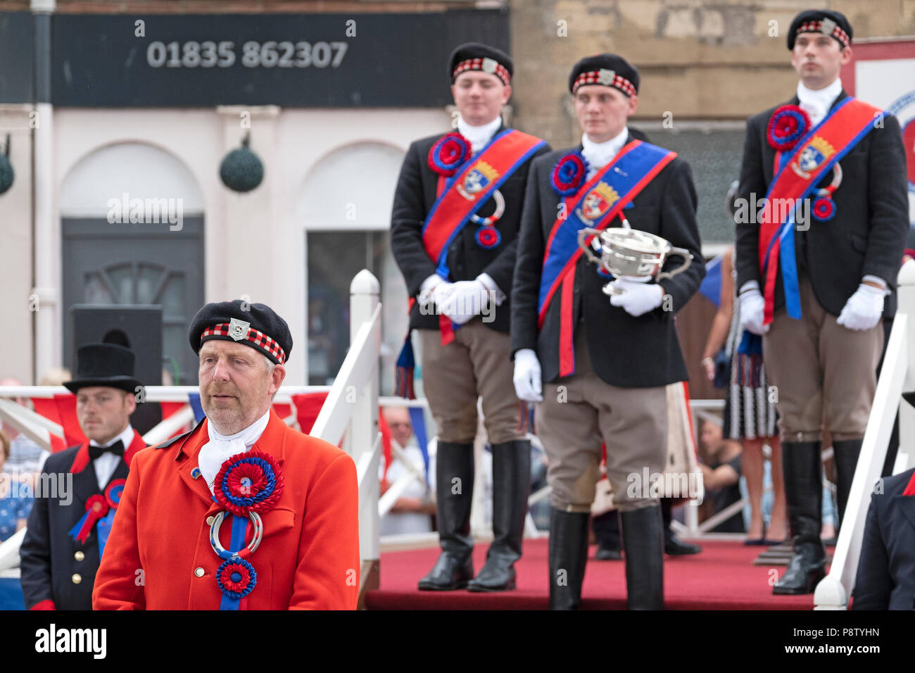JEDBURGH, SCOTLAND - July 13: Jethart Callant's Festival - Festival Day ...