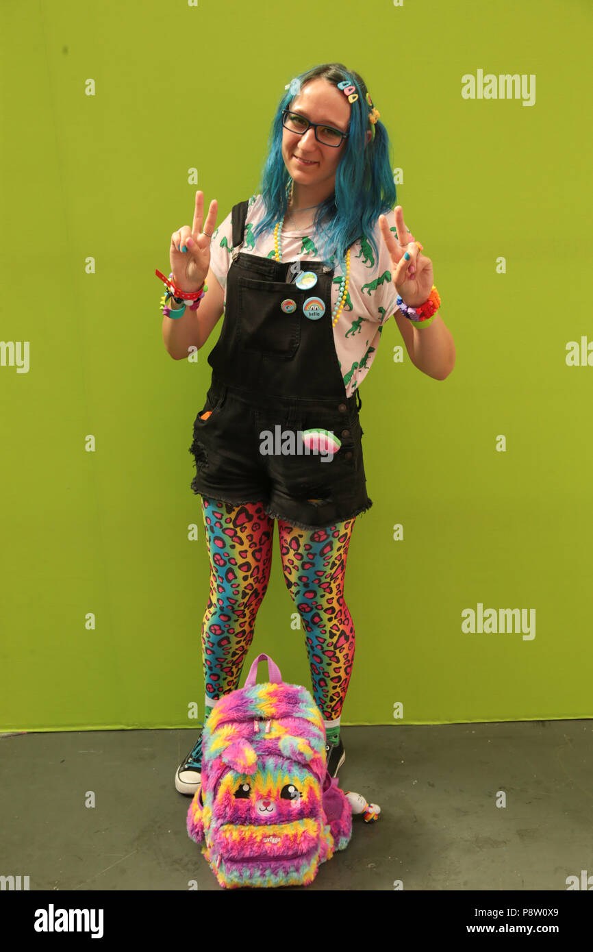 London Uk 13 July 2018 Hyper Japan Naughty Girls Joined The Fun At This Japanese Culture Event